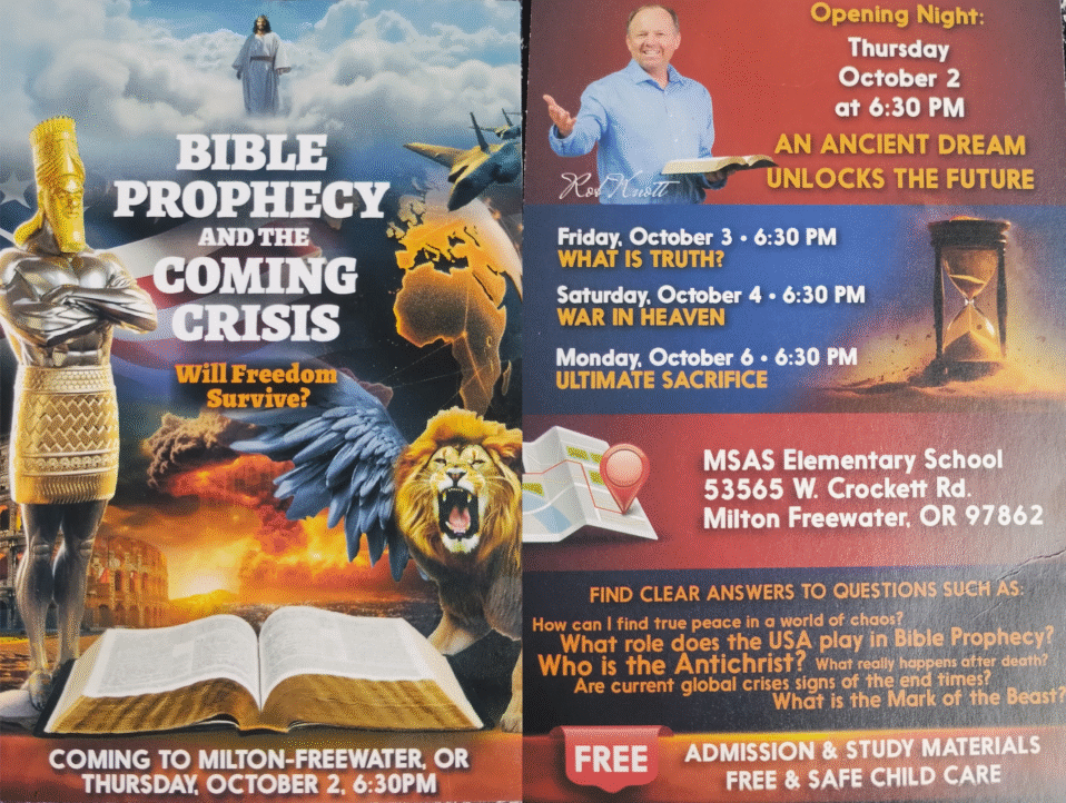 Bible Prophecy and the Coming Crisis – Stateline SDA Church